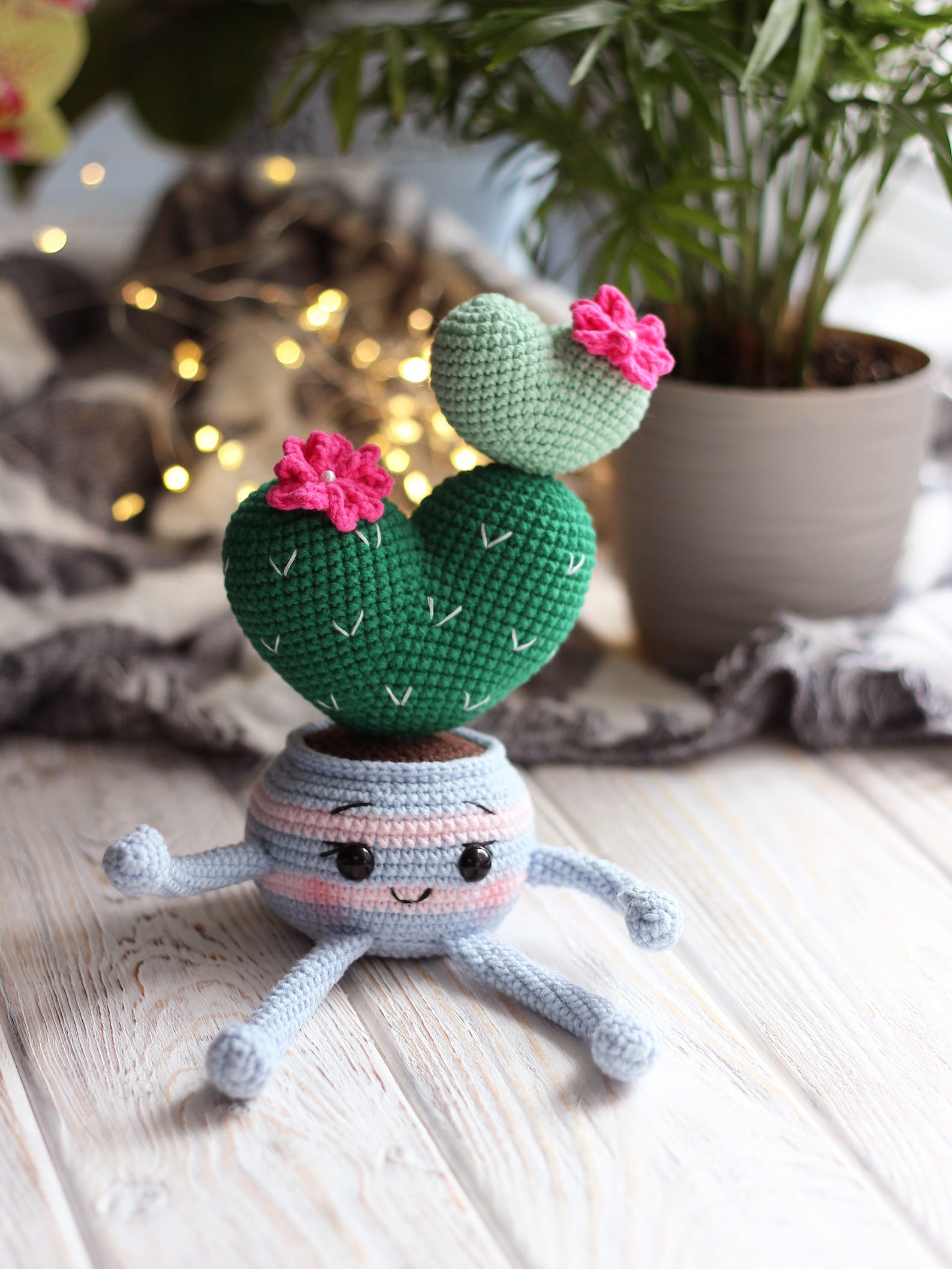 Crochet Cactus Pot Pattern, Baby Girl Cactus Nursey Decor, Cute Crochet ...
