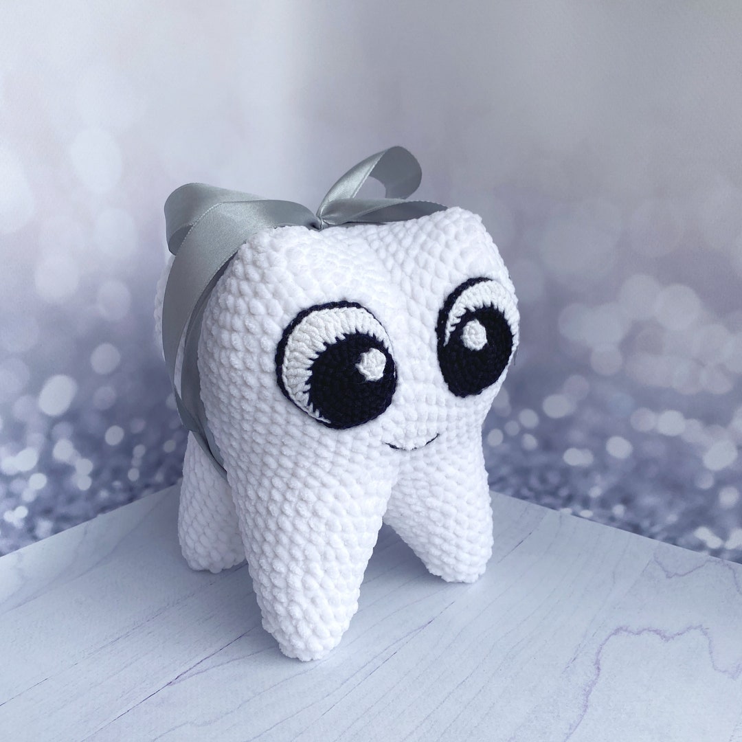 Dentist Graduation Gift, Crochet Plush Tooth, Dentist Photo Booth Props ...