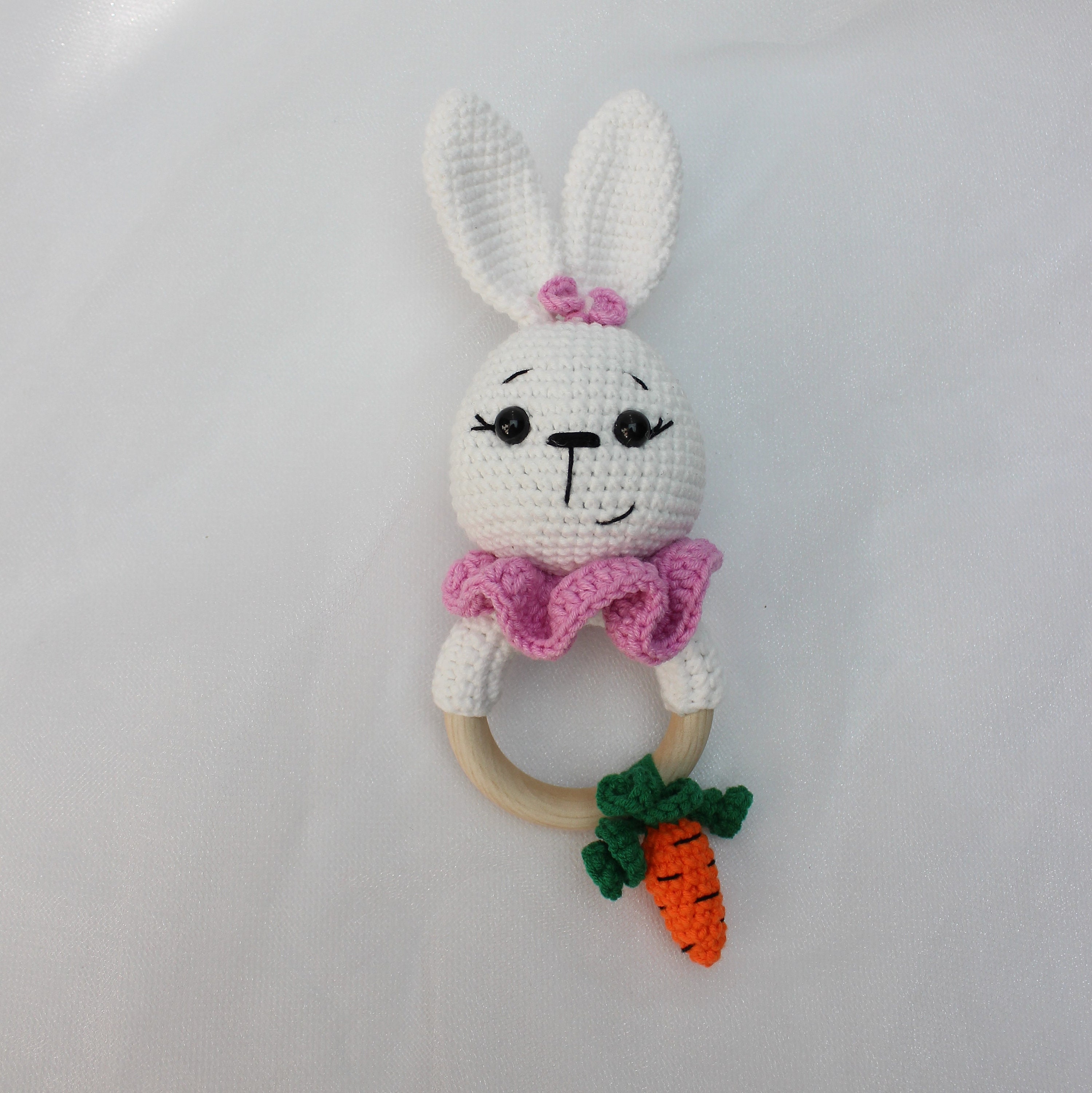 Crochet Bunny Rattle Pattern Crochet Baby Rattle Amigurumi | Etsy