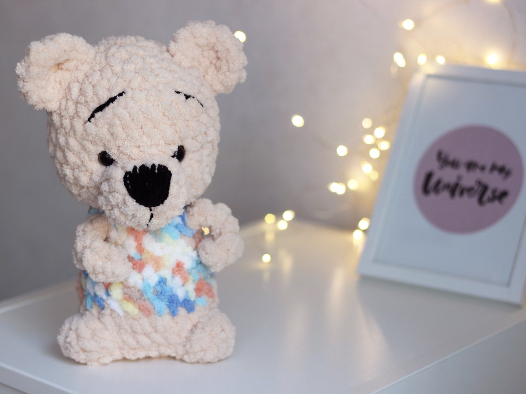 Bear Plushie Toy, Stuffed Bear Toy, Cute Bear Gift, Custom Baby Bear - Etsy
