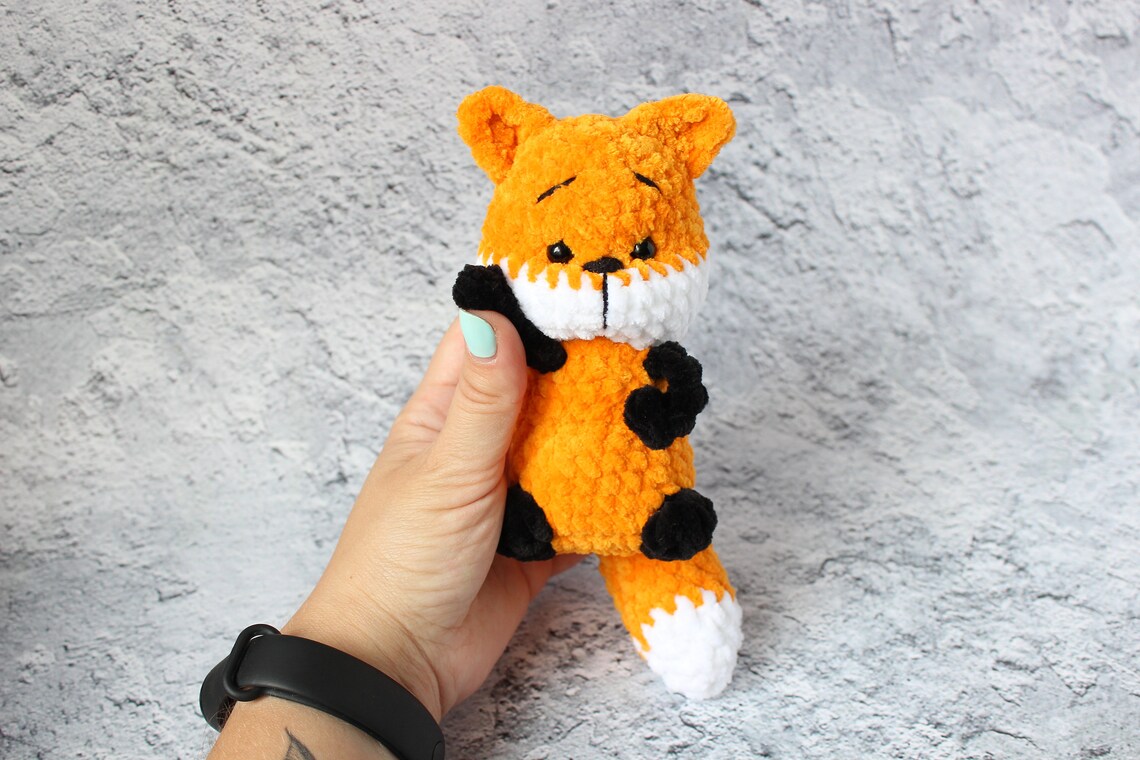 Crochet Fox Pattern Plush Fox Toy Cute Fox Plush DIY Fox - Etsy