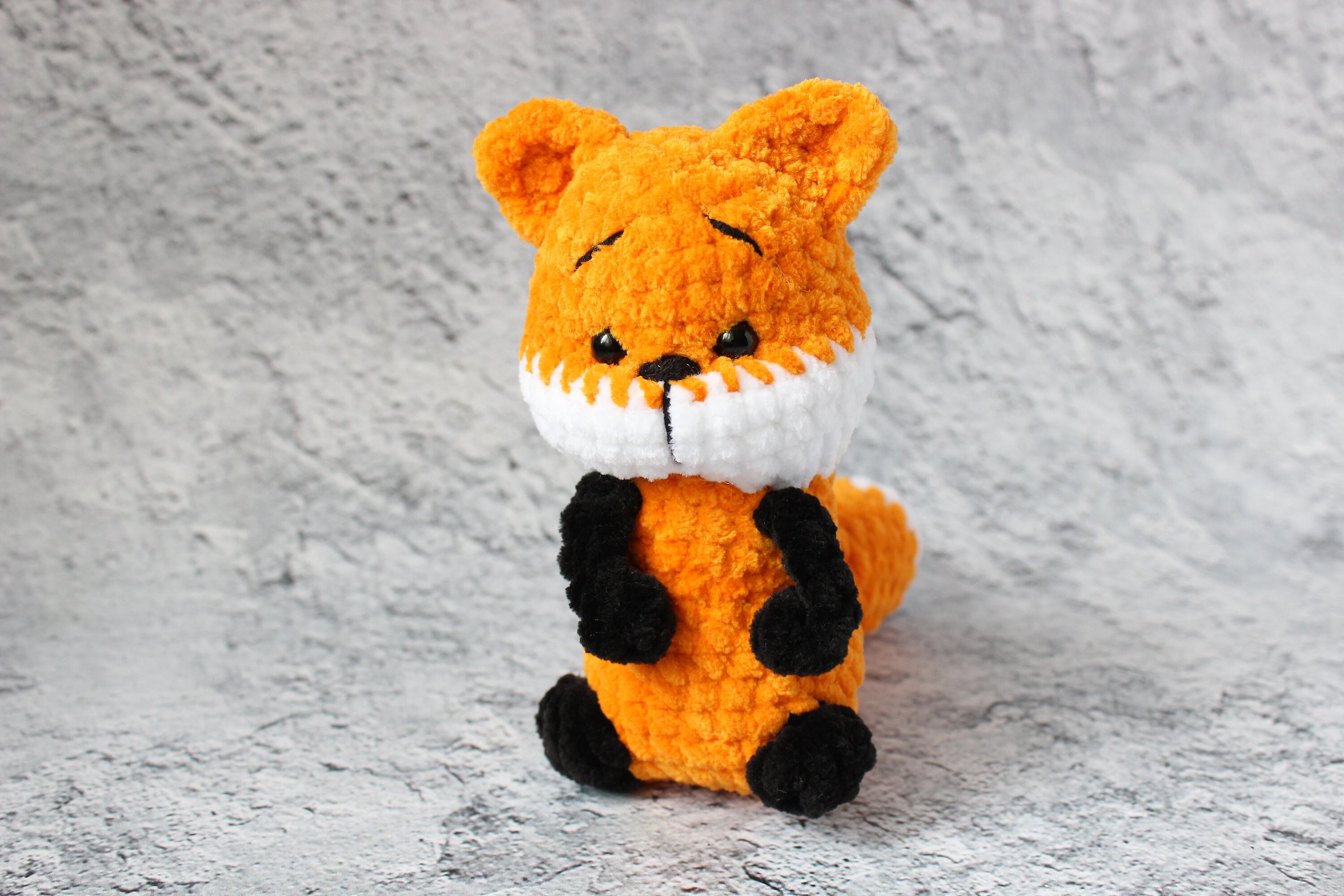 Crochet Fox Pattern Plush Fox Toy Cute Fox Plush DIY Fox - Etsy