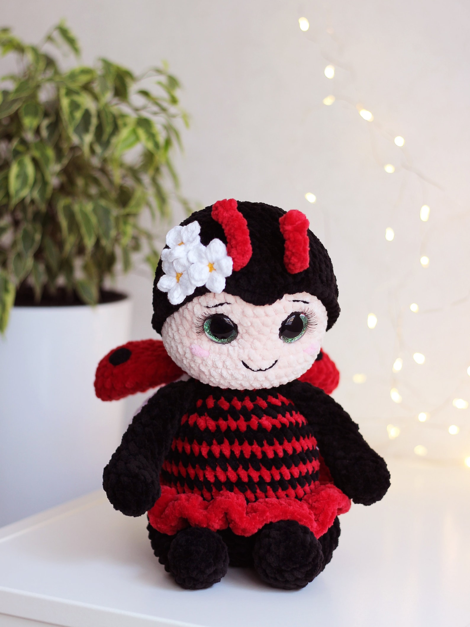 Crochet Ladybug Pattern, Cute Crochet Pattern, Stuff Animal Pattern ...
