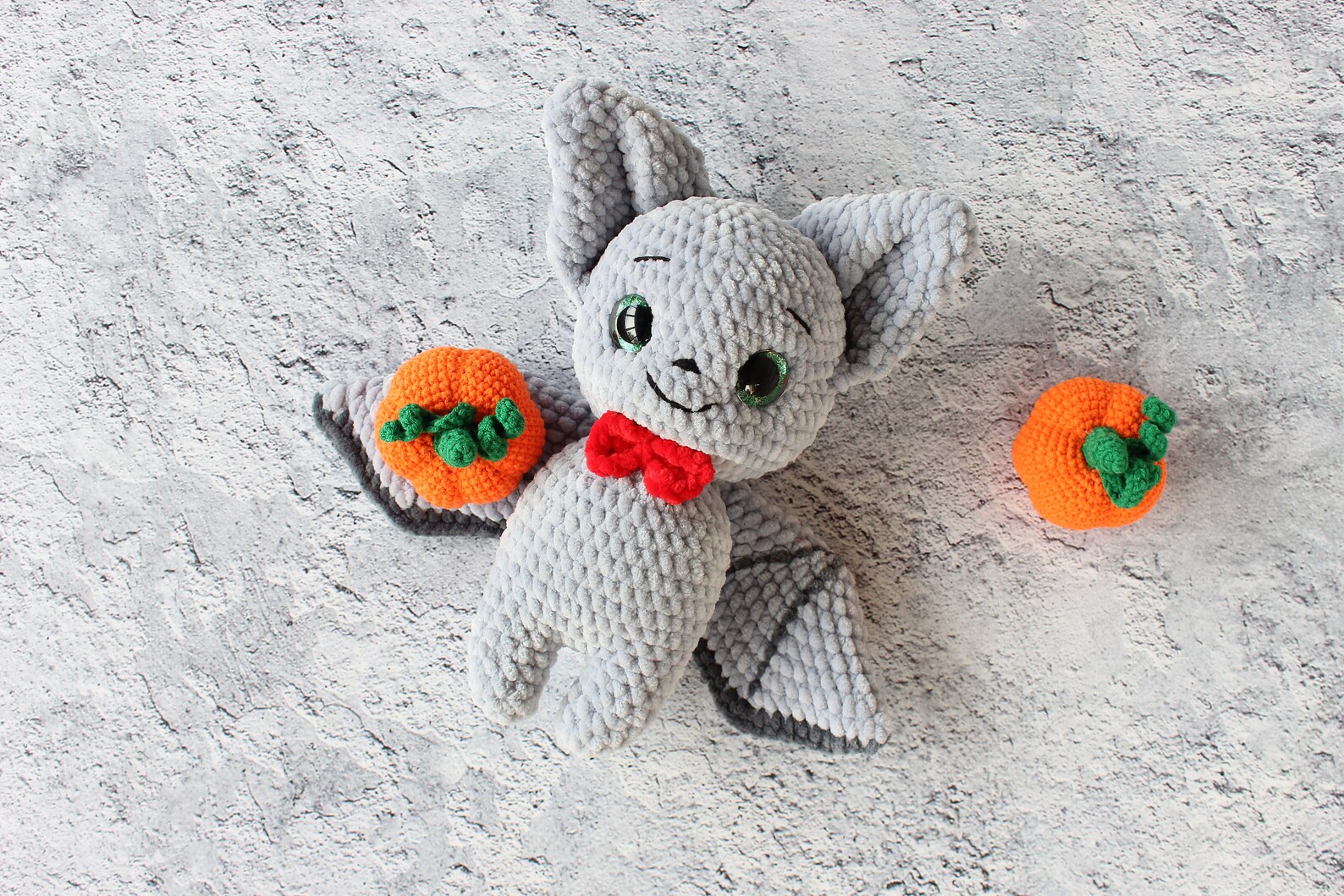 Crochet Bat Pattern PDF Amigurumi Bat Low Sew Easy Crochet Pattern Cute ...