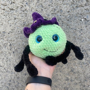 Halloween Spider Pattern, Plush Crochet Spider Toy, Crochet Spider ...