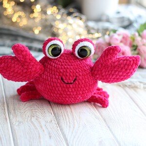Pattern PDF. Crochet Crab. Amigurumi Crab. Crab Plush Pattern. DIY ...