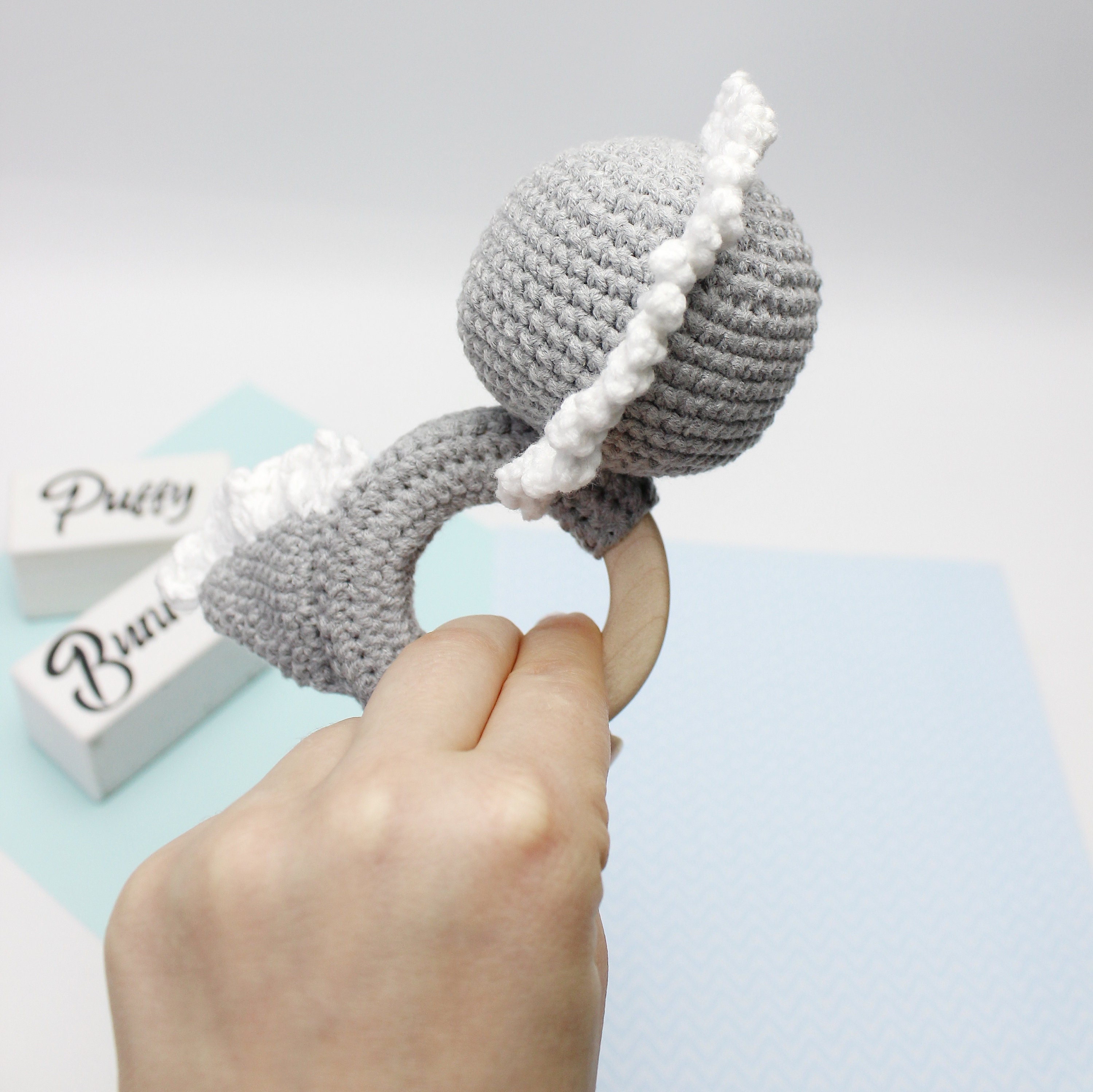 Crochet Baby Rattle Dinosaur Baby Shower Gift dinosaur Toy | Etsy