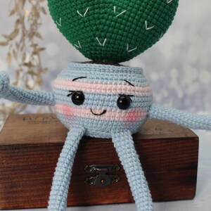 Crochet Cactus Pot Pattern Baby Girl Cactus Nursey Decor - Etsy