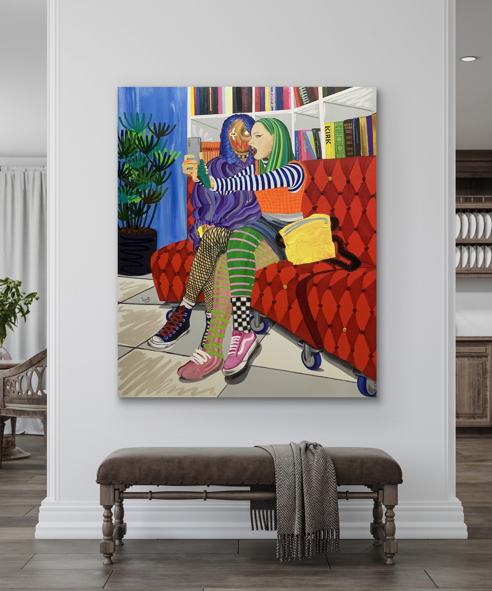 Selfie in the Library - Etsy