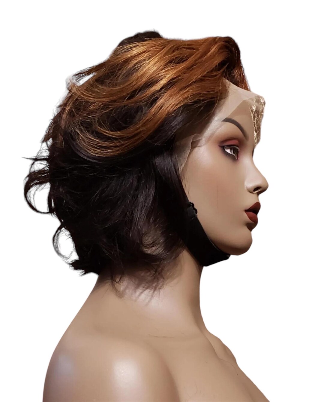 10 Short Bob Wig for Women Layered Wigs for Natural Look Wedding Wigs ...