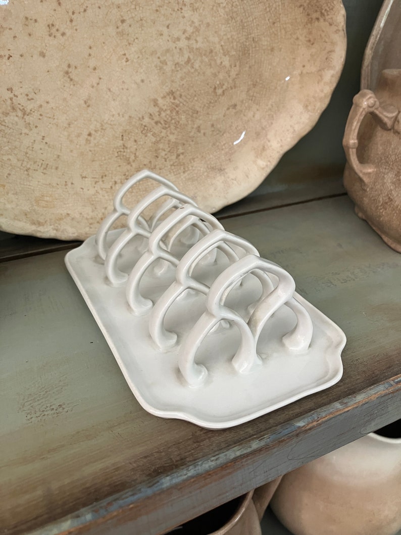 Beautiful Ornate Ironstone Toast Rack - Etsy