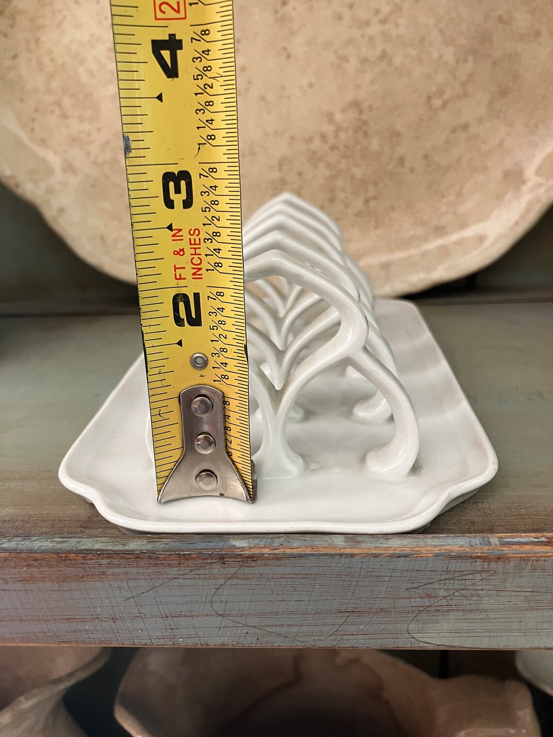 Beautiful Ornate Ironstone Toast Rack - Etsy