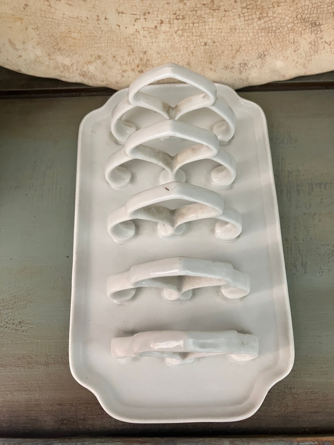 Beautiful Ornate Ironstone Toast Rack - Etsy