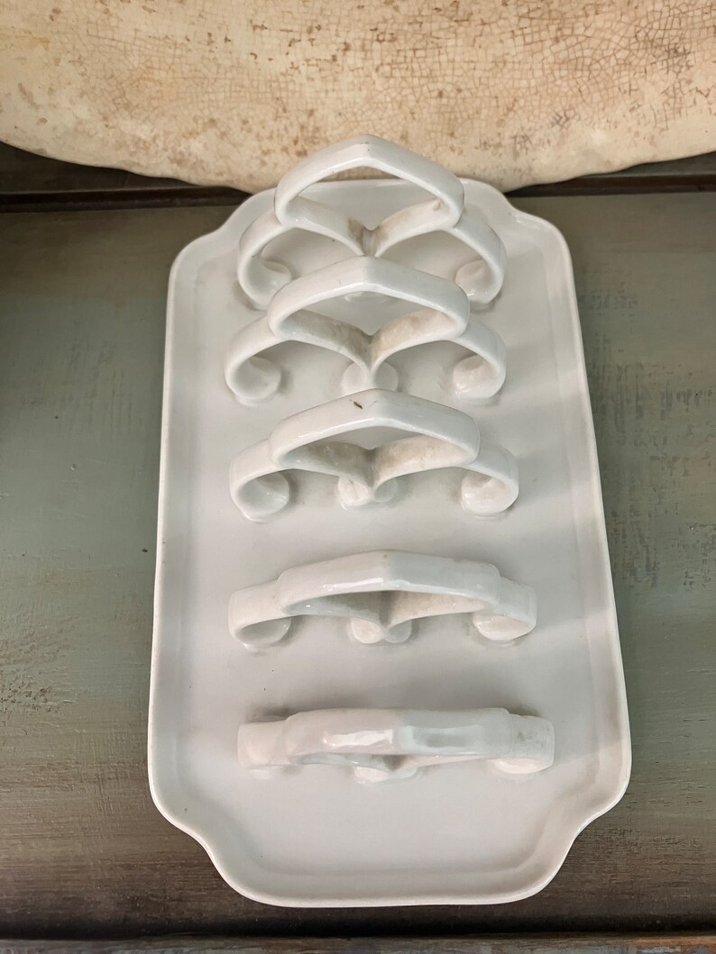 Beautiful Ornate Ironstone Toast Rack - Etsy
