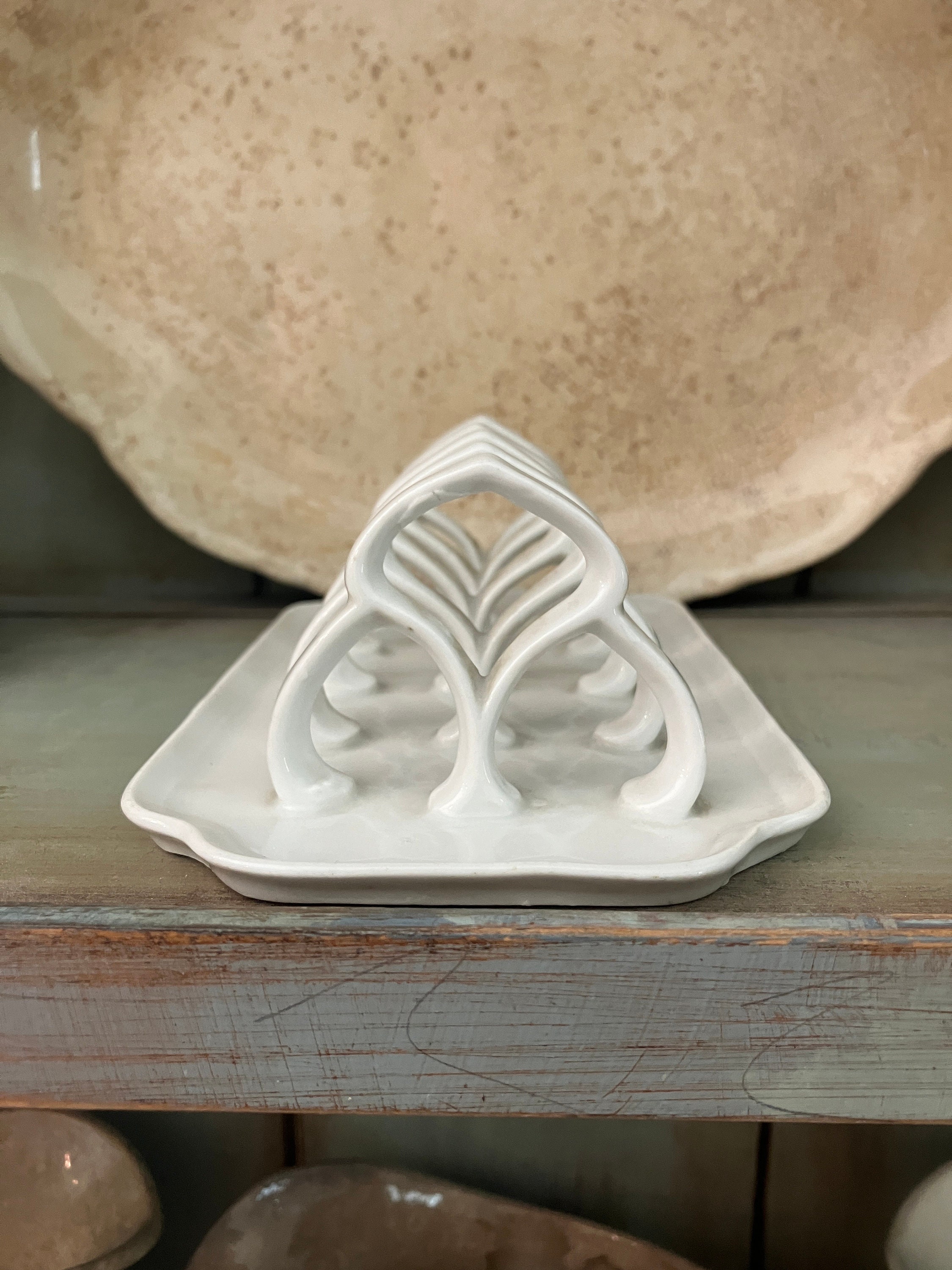Beautiful Ornate Ironstone Toast Rack - Etsy