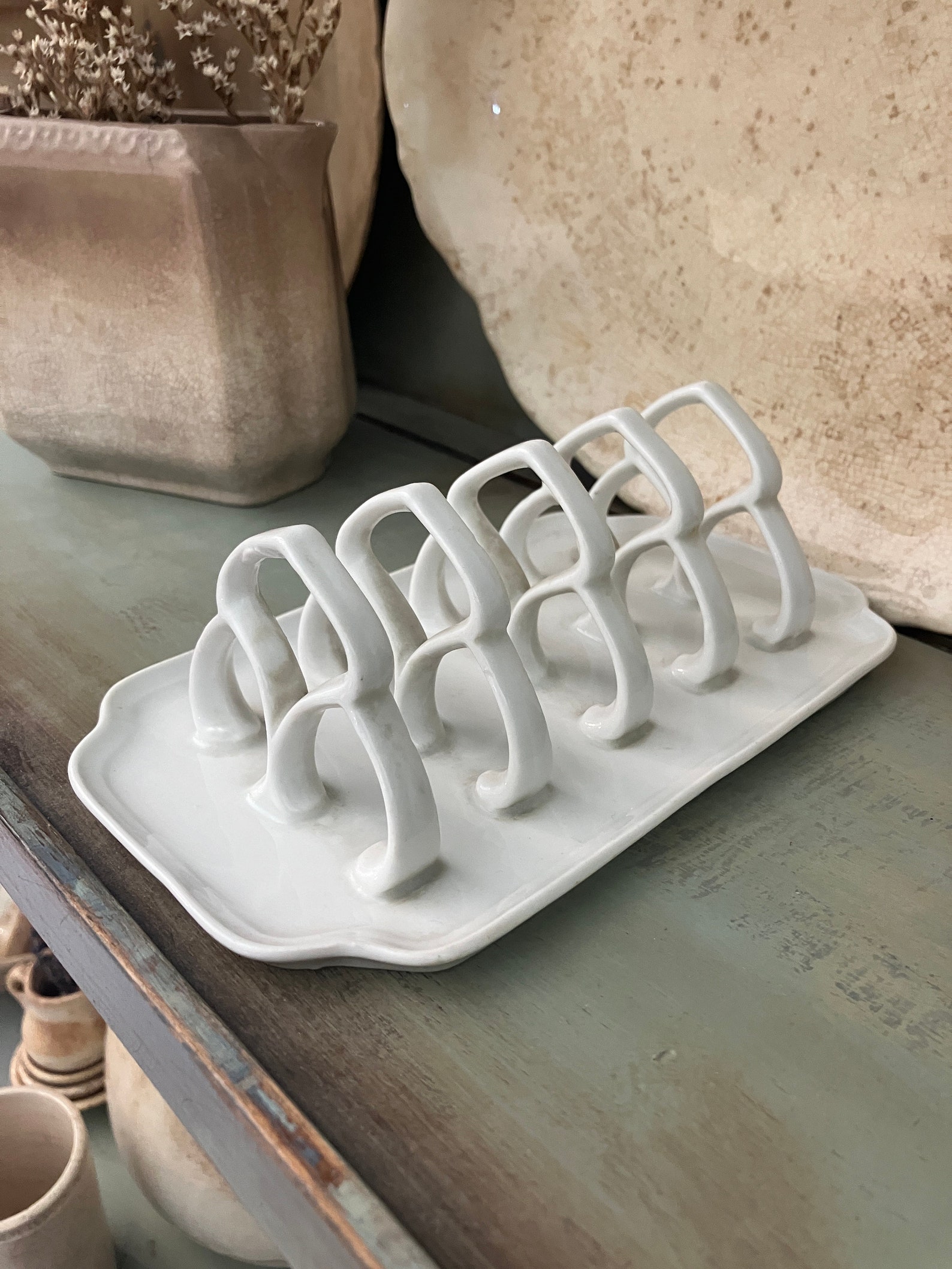 Beautiful Ornate Ironstone Toast Rack - Etsy