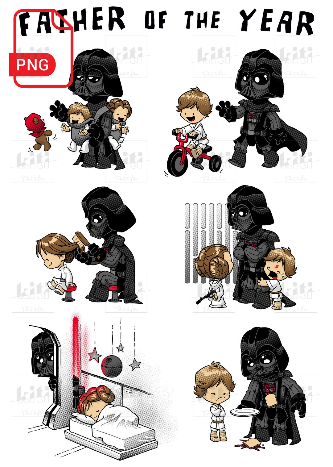 Star Wars Darth Vader Best Dad Png Download Star Wars T Etsy