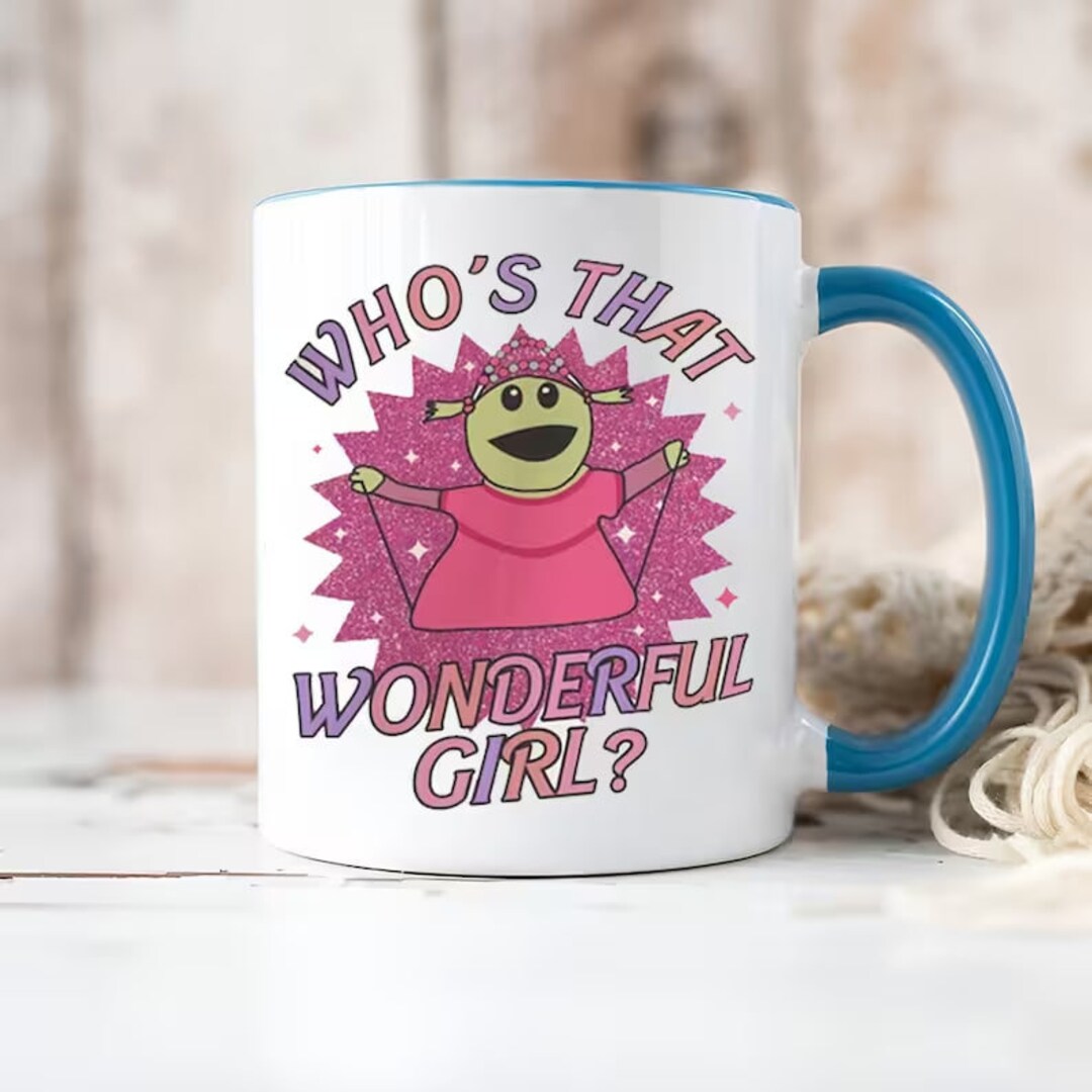 Whos That Wonderful Girl Mona Nanalan Mug Etsy