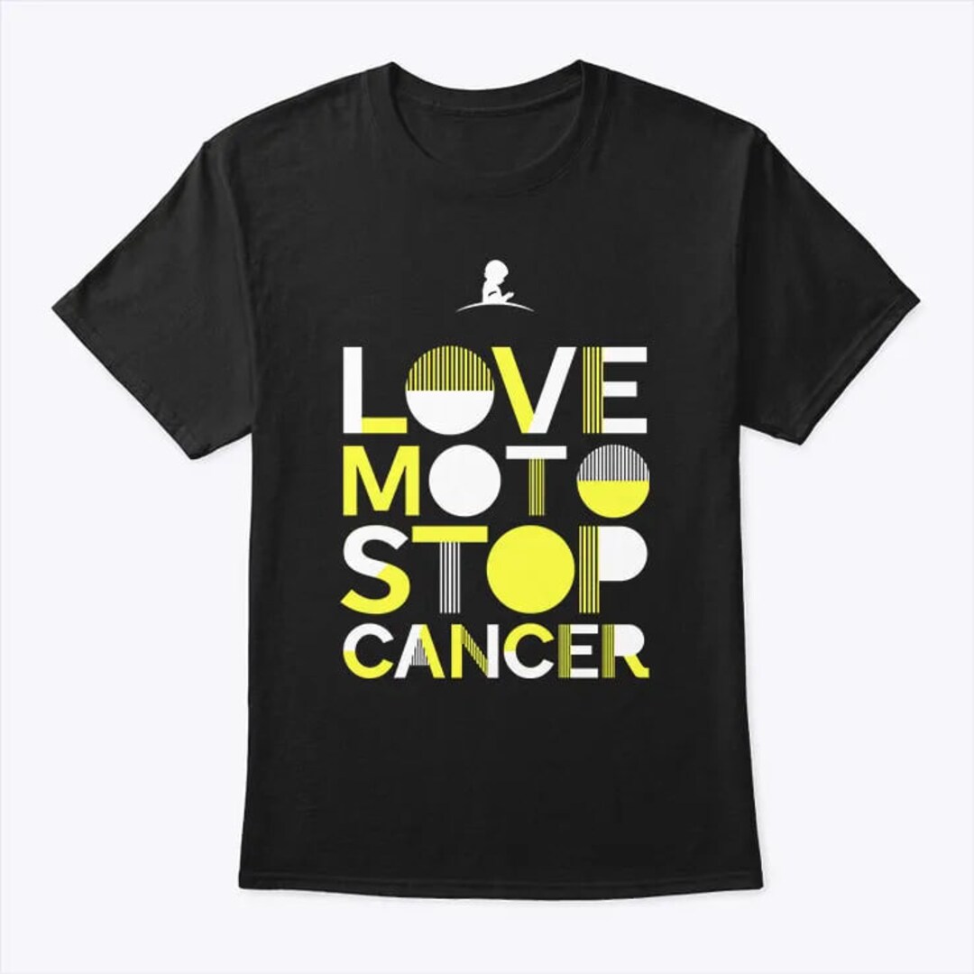 St. Jude Love Moto Stop Cancer Shirt - Etsy