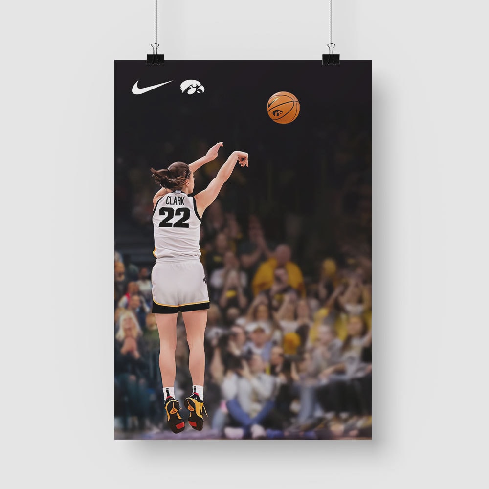 Caitlin Clark This Was Never A Long Shot Poster, Caitlin Clark Poster ...