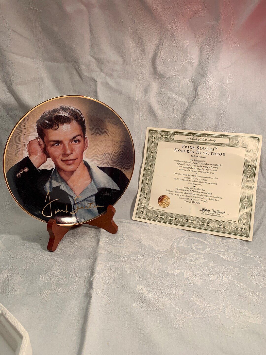 Frank Sinatra Hoboken Heartthrob Fine China Plate by Franklin Mint - Etsy