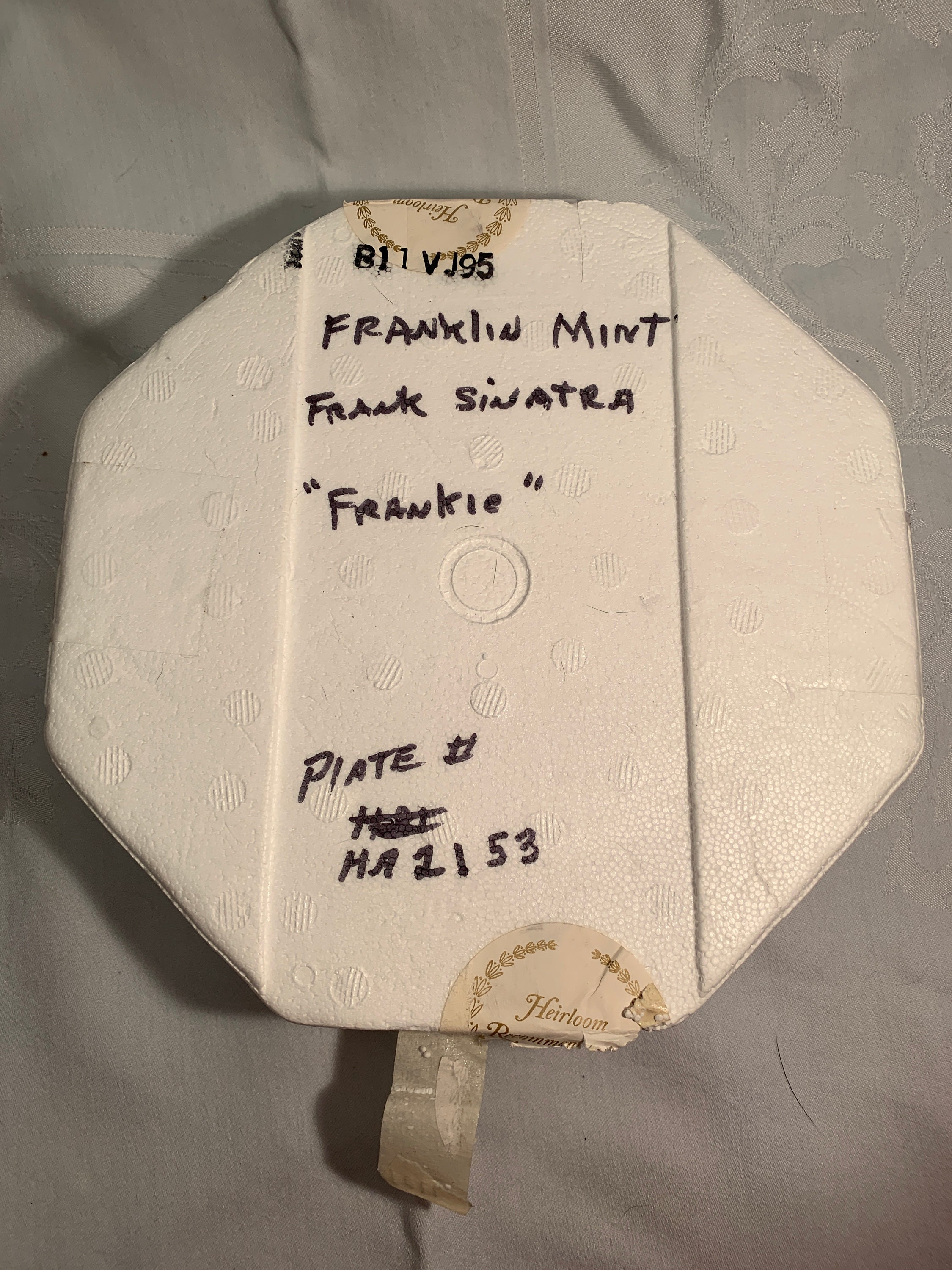 Frank Sinatra Frankie Fine China Plate by Franklin Mint - Etsy