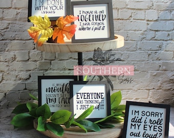 Snarky Wood Signs - Etsy