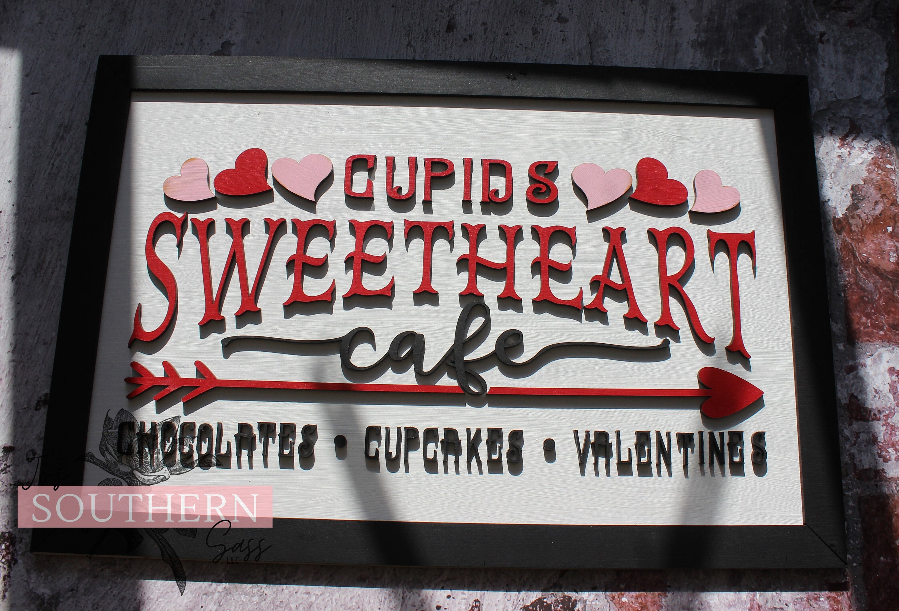 Valentine's Sweetheart Cafe Laser Cut Wood Sign. - Etsy