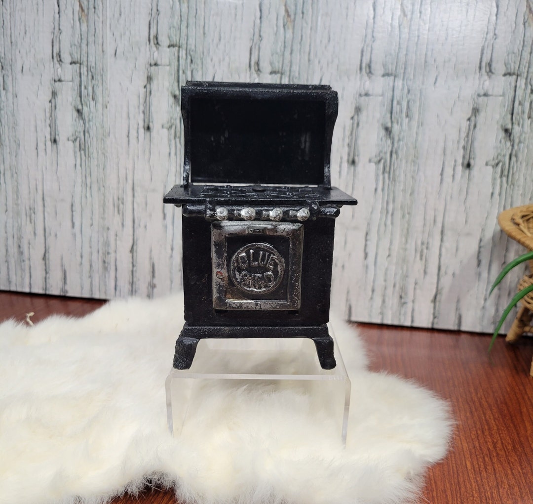 Blue Bird Miniature Cast Iron Stove - Miniature Wood Stove - Etsy