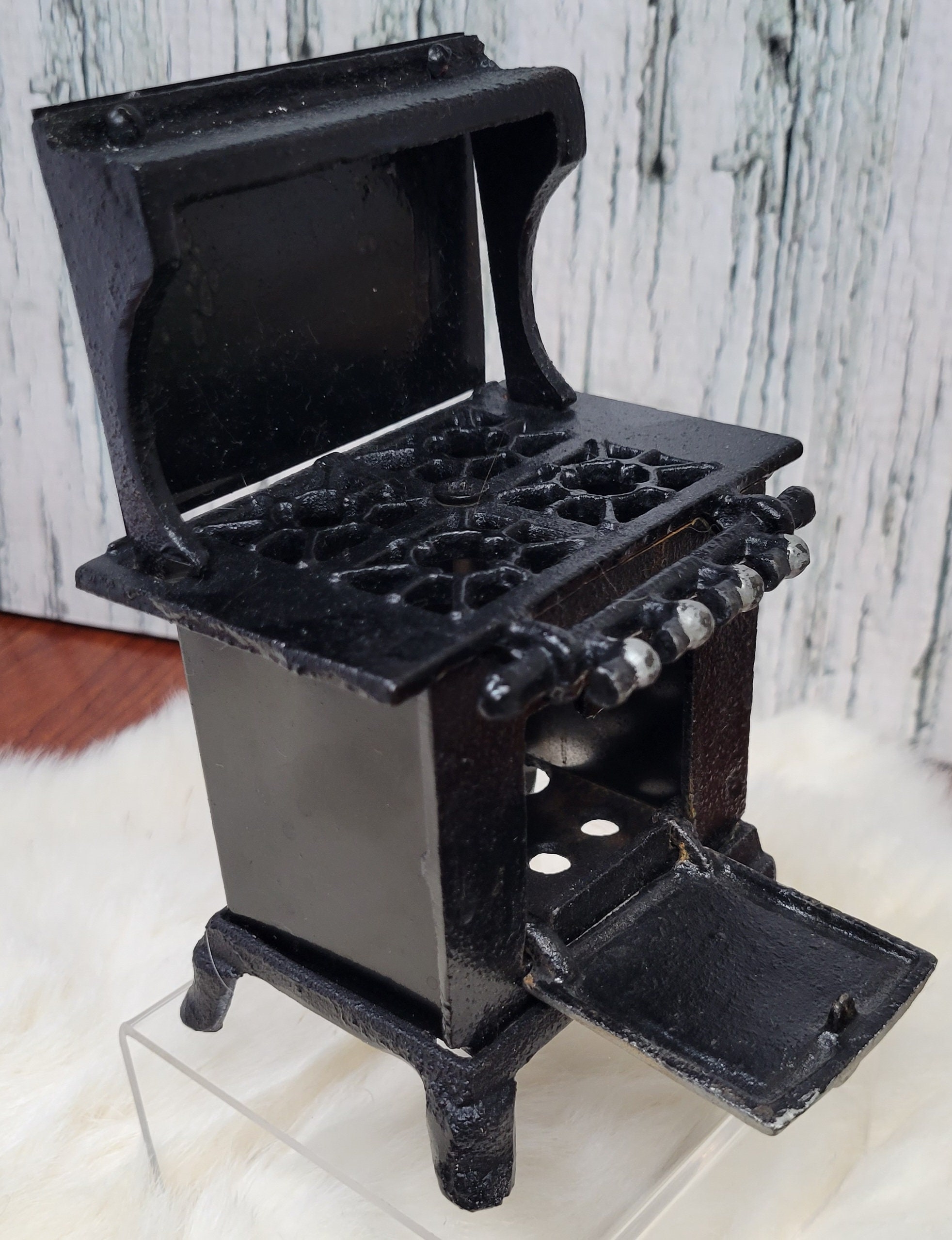 Blue Bird Miniature Cast Iron Stove Miniature Wood Stove - Etsy