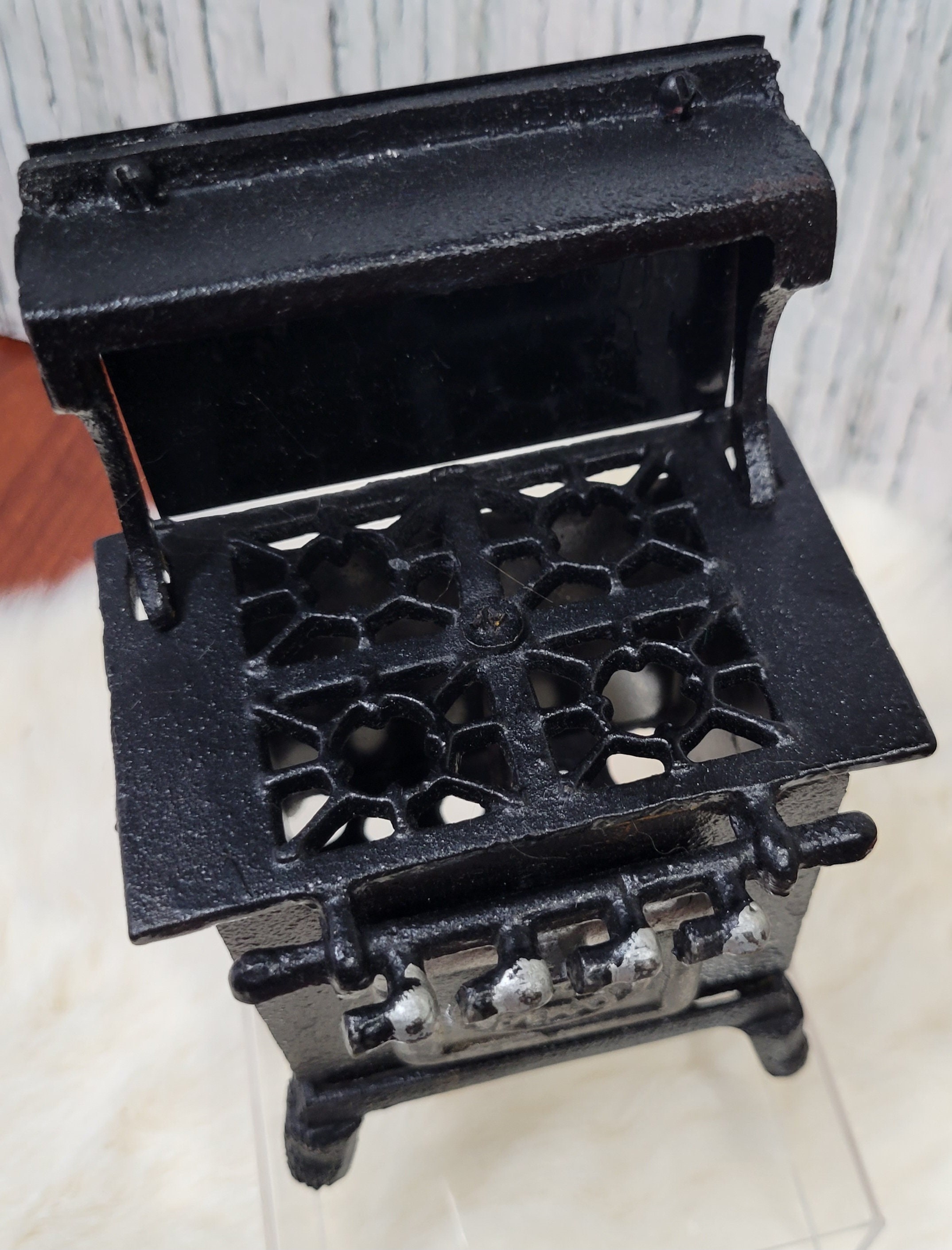 Blue Bird Miniature Cast Iron Stove Miniature Wood Stove - Etsy