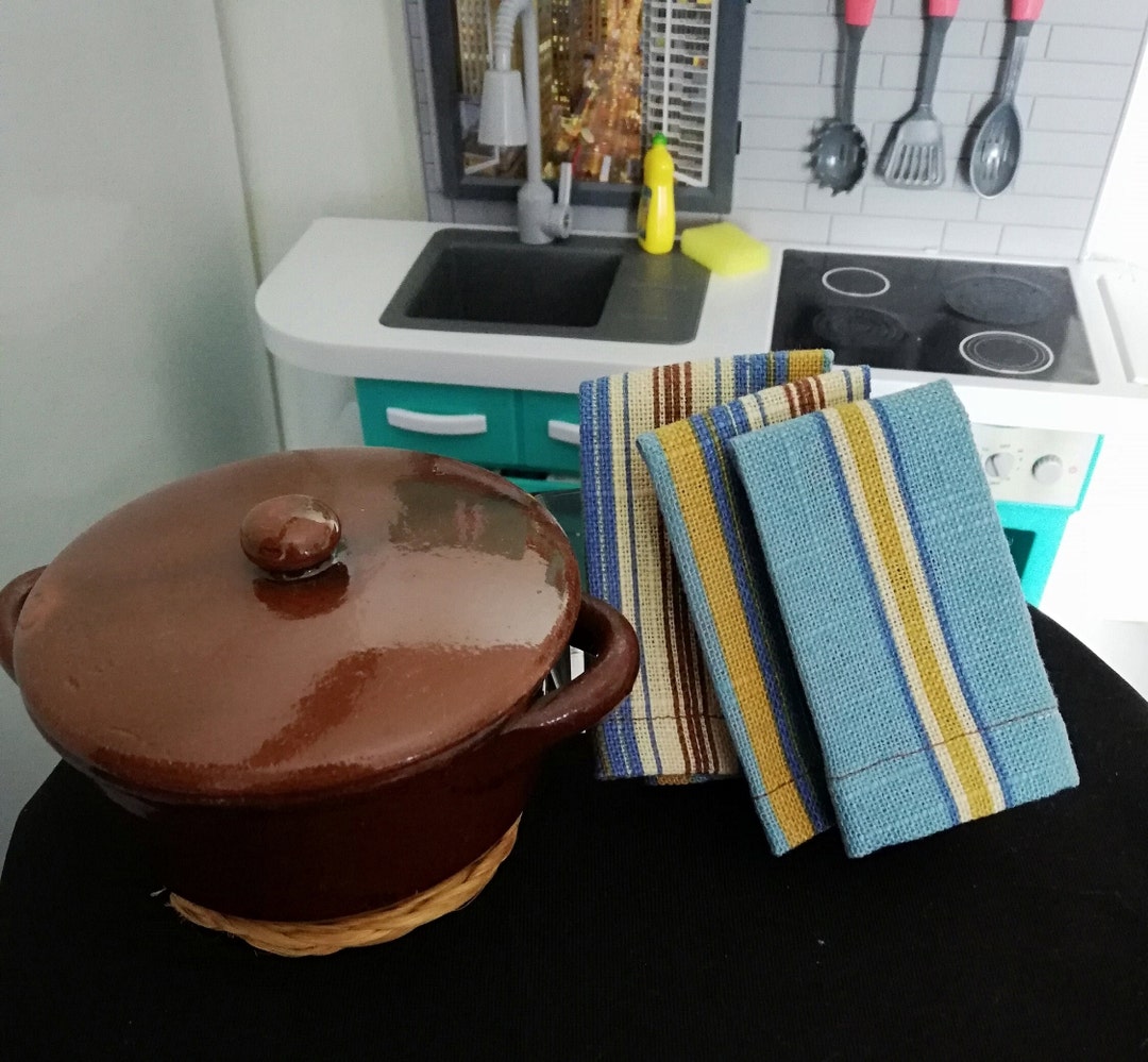 Terracotta, Brown Miniature Cooking Pot, Hand Crafted, Made in Italy ...