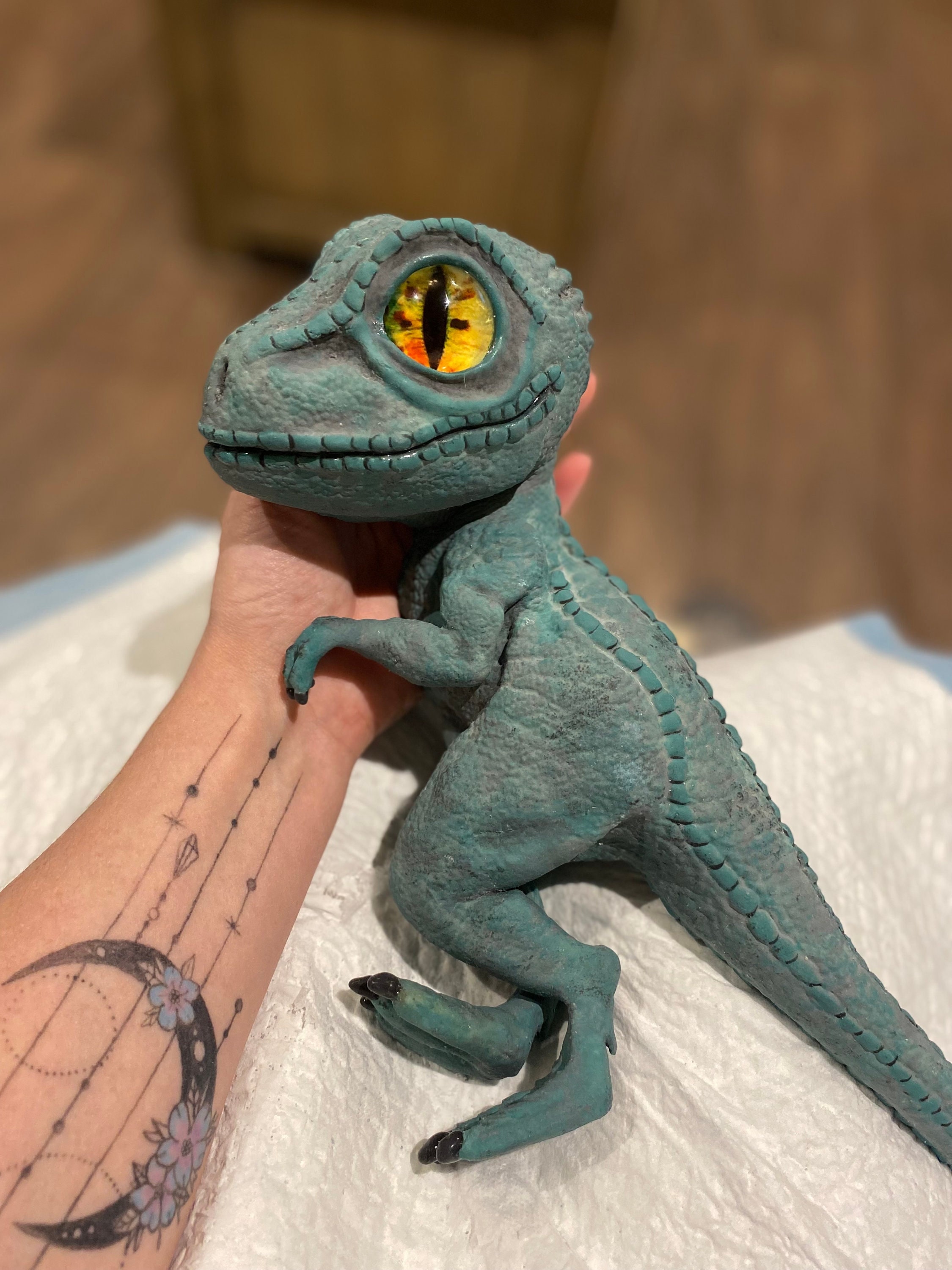 Full Body Silicone Raptor Dinosaur Sakari Velociraptor - Etsy