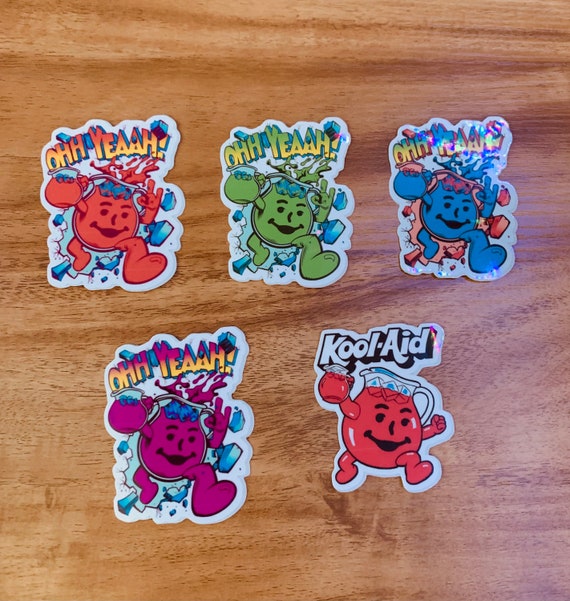 Kool-aid Man Sticker Pack Water Bottle Sticker Journal - Etsy
