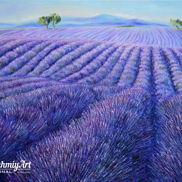 Lavender Painting - Etsy