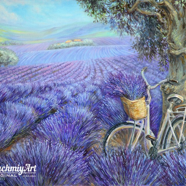 Lavender Painting - Etsy