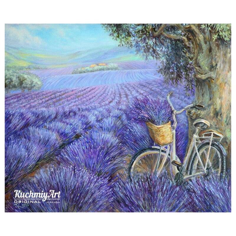 Lavender Painting - Etsy