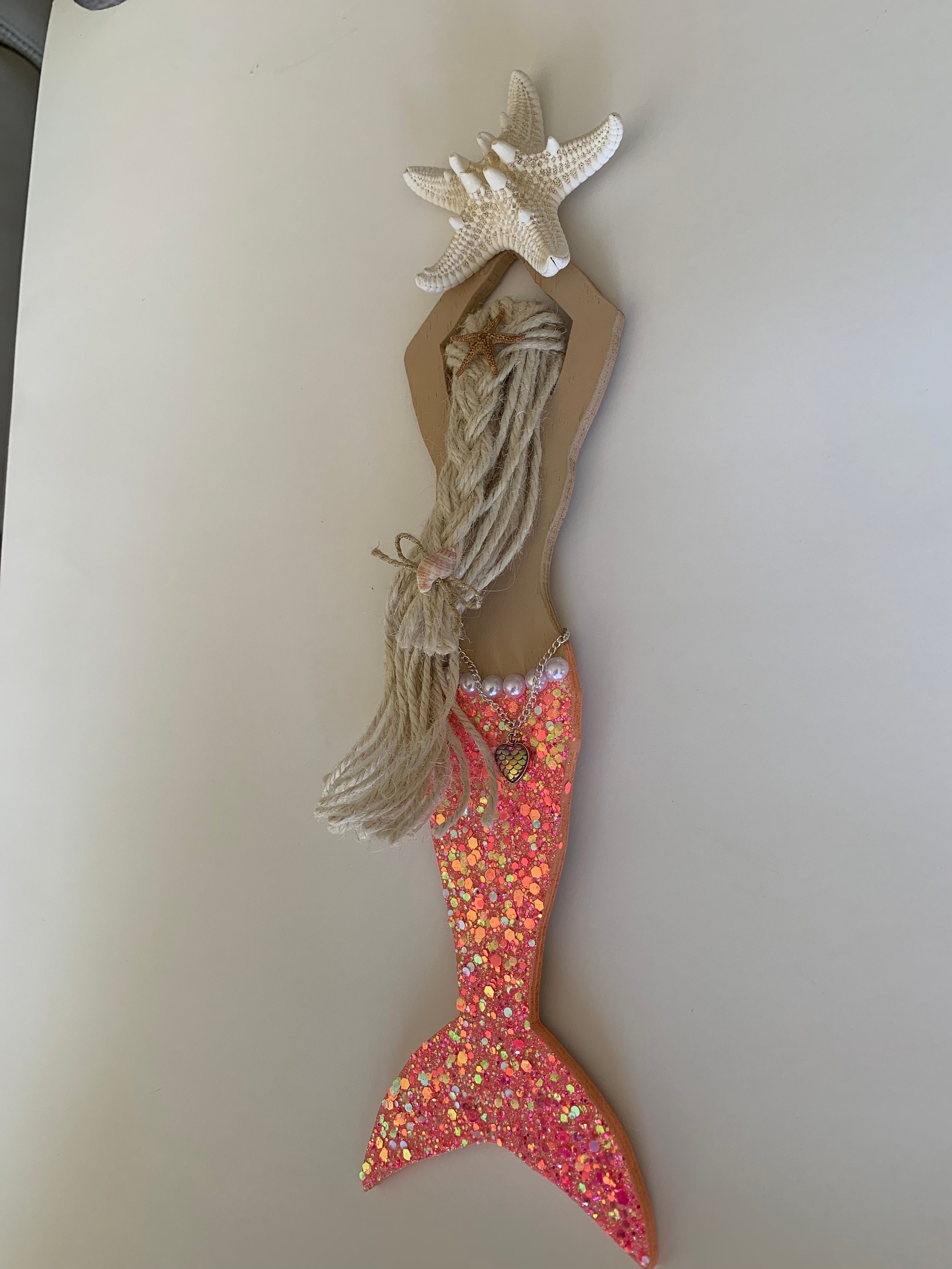 Mermaid Decor, Beach, Coastal, Mermaid Wall Hanging - Etsy