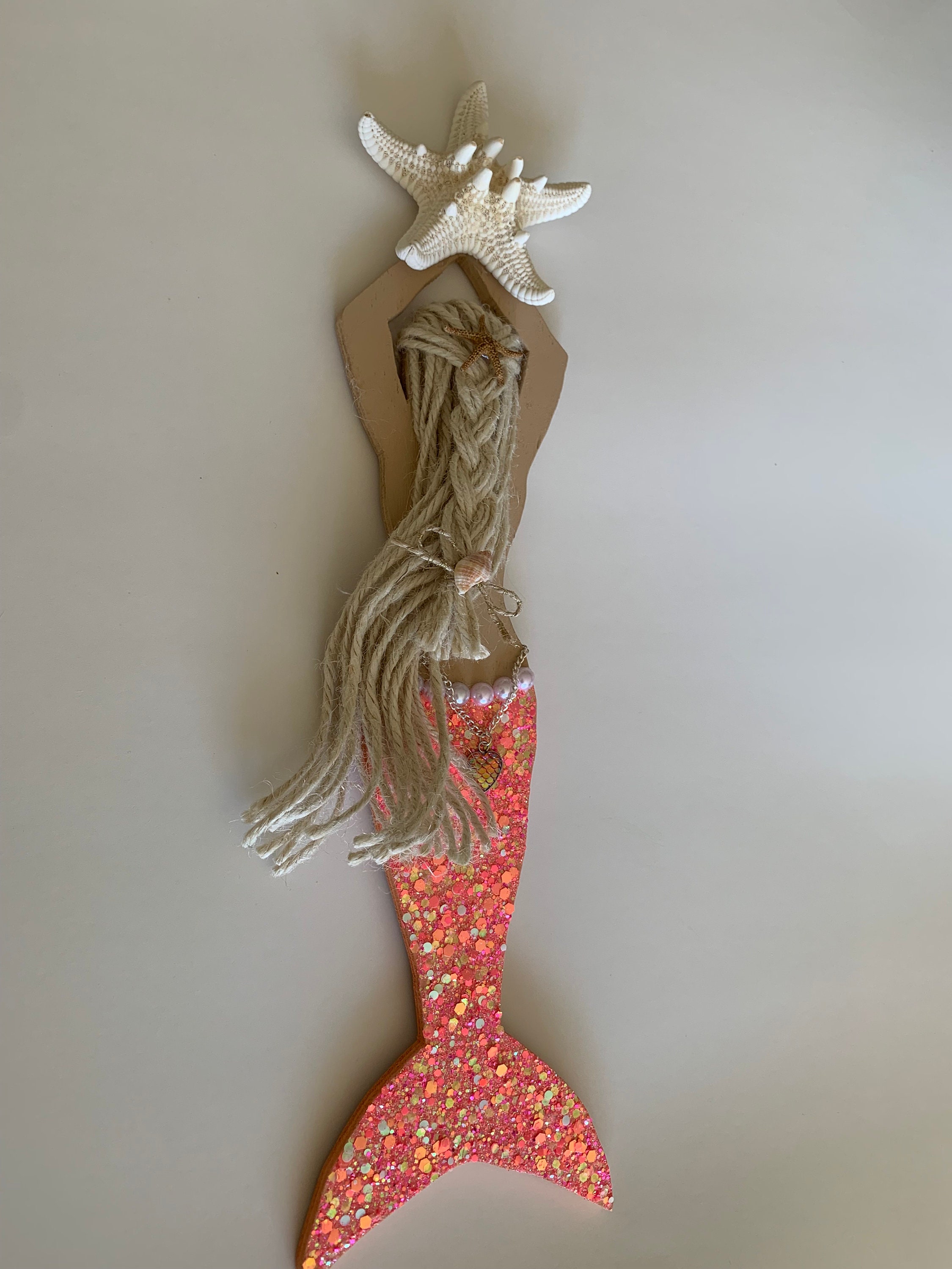 Mermaid Decor, Beach, Coastal, Mermaid Wall Hanging - Etsy