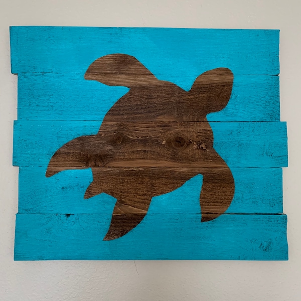 Beach Pallet Art - Etsy