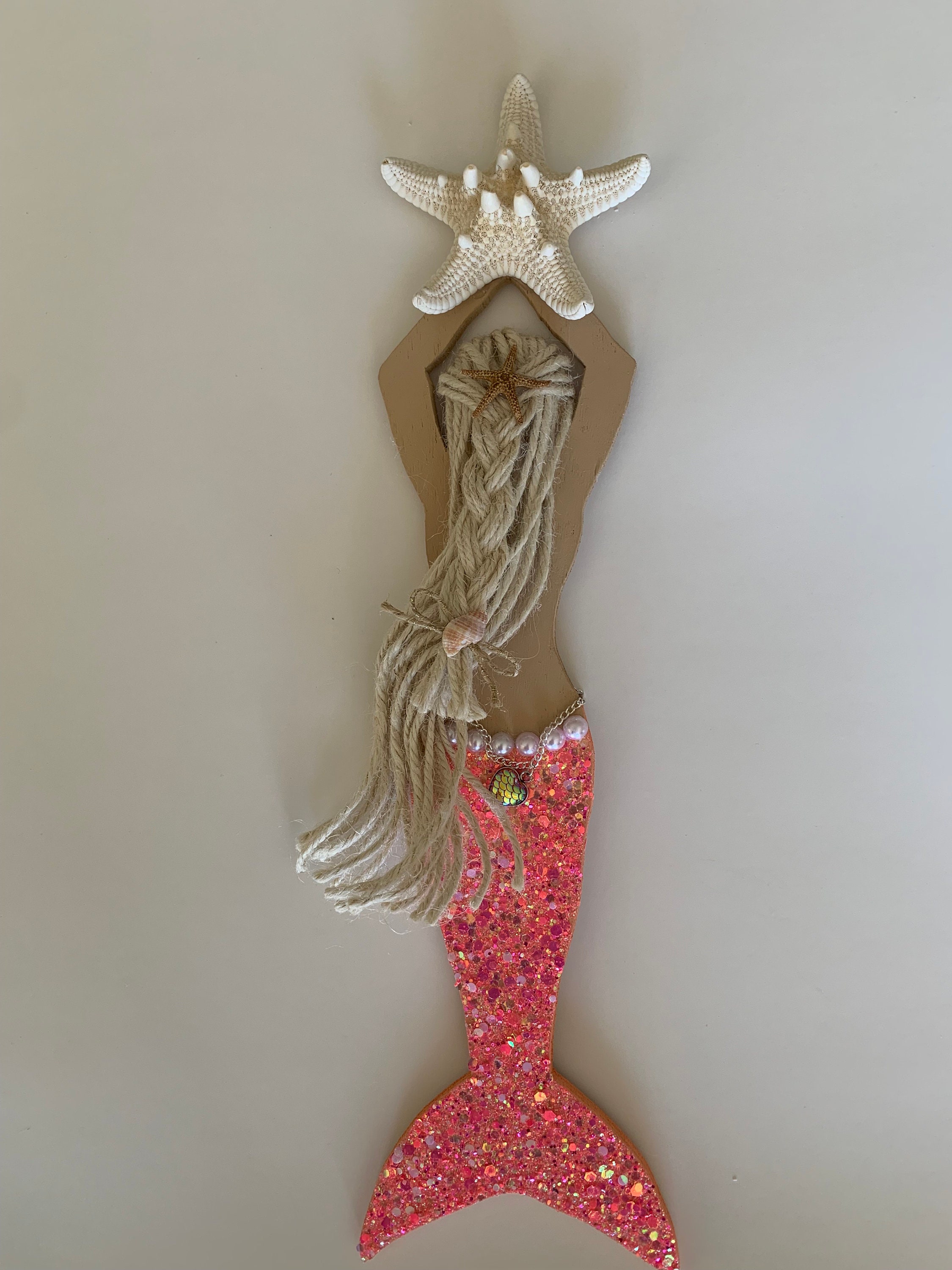 Mermaid Decor, Beach, Coastal, Mermaid Wall Hanging - Etsy