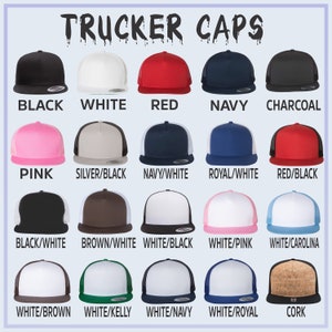 Custom Embroidered Hats trucker Caps Flexfit Fitted Kids Buckets and ...