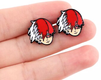 Todoroki Earrings - Etsy