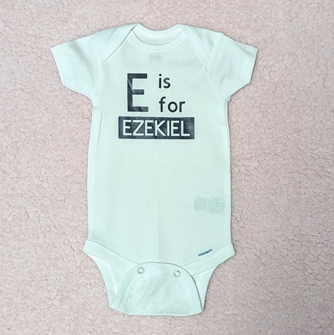 E is for Ezekiel Baby Jiu Jitsu Bodysuit and Toddler Tshirt Jiu-jitsu ...