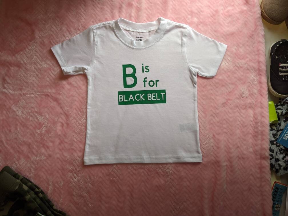 B is for Black Belt Baby Jiu Jitsu Bodysuit and Toddler Tshirt Jiu ...