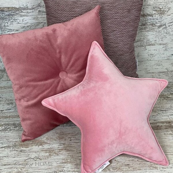 Star Shaped Plush Pillow - Etsy