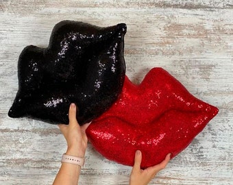 Lips Shaped Pillow - Etsy