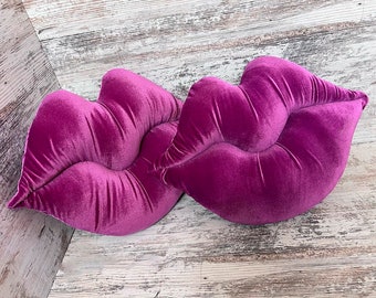 Lips Shaped Pillow - Etsy