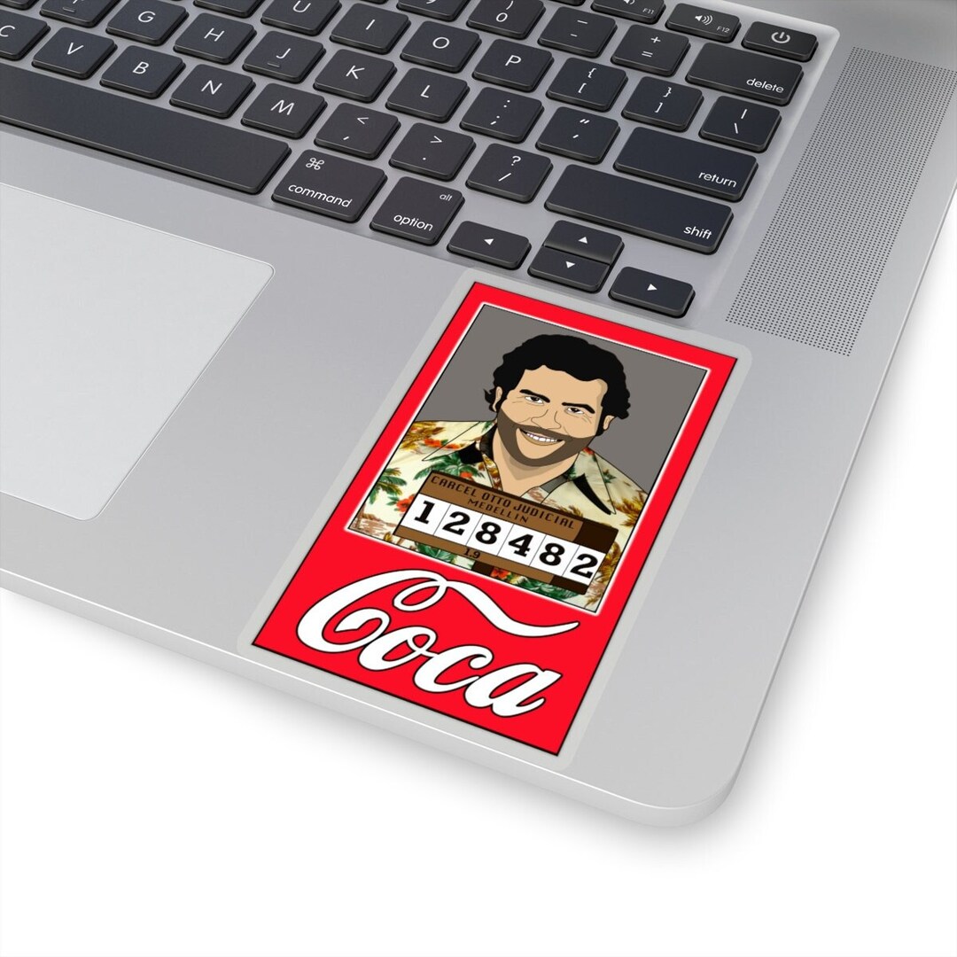 Pablo Escobar Mugshot Cartoon Funny Sticker Colombia Medellin Narcos ...