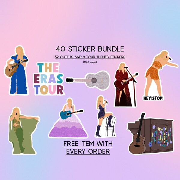 Eras Tour Sticker Etsy
